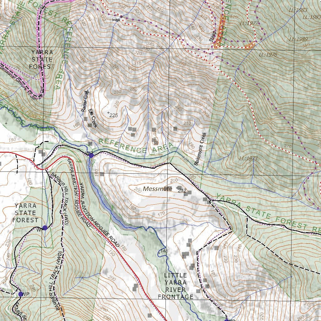 Getlost Map 85422-3 GEMBROOK Victoria Topographic Map V16b 1:25,000 by ...