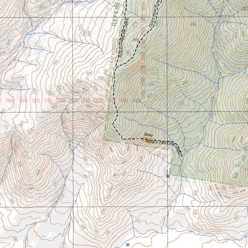 Getlost Map 8325-1 GRANYA Victoria Topographic Map V16b 1:25,000 by ...