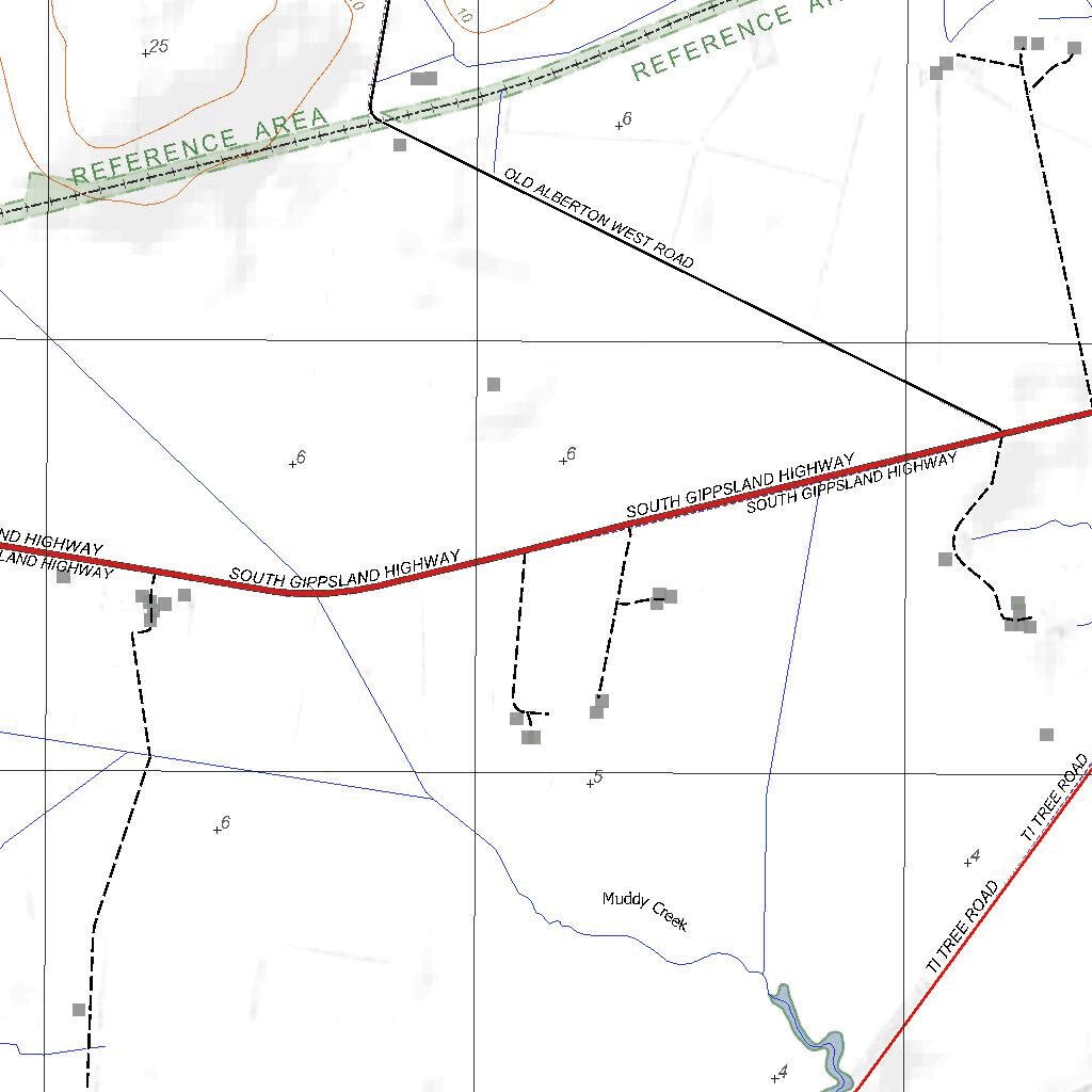 Getlost Map 82254-4 ALBERTON Victoria Topographic Map V16b 1:25,000 by ...