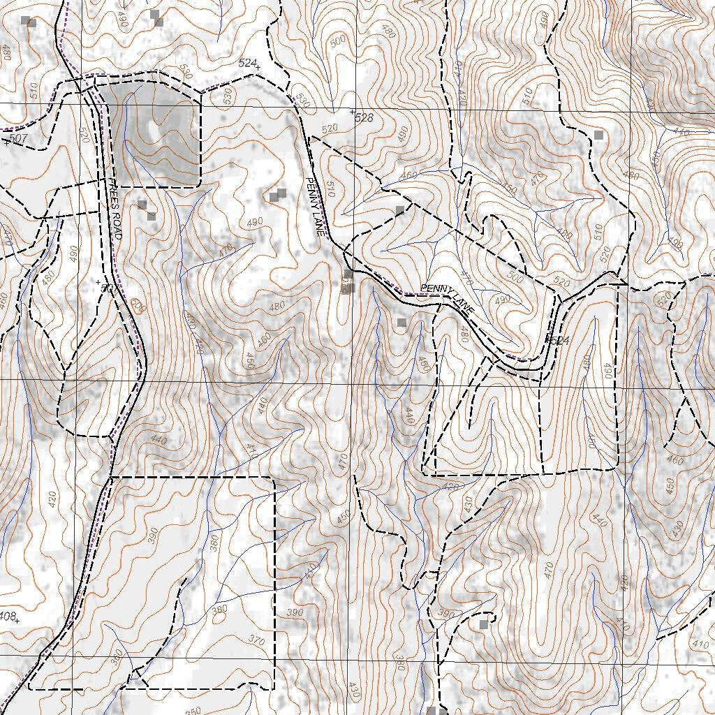 Getlost Map 85424-3 STRATHBOGIE Victoria Topographic Map V16b 1:25,000 ...