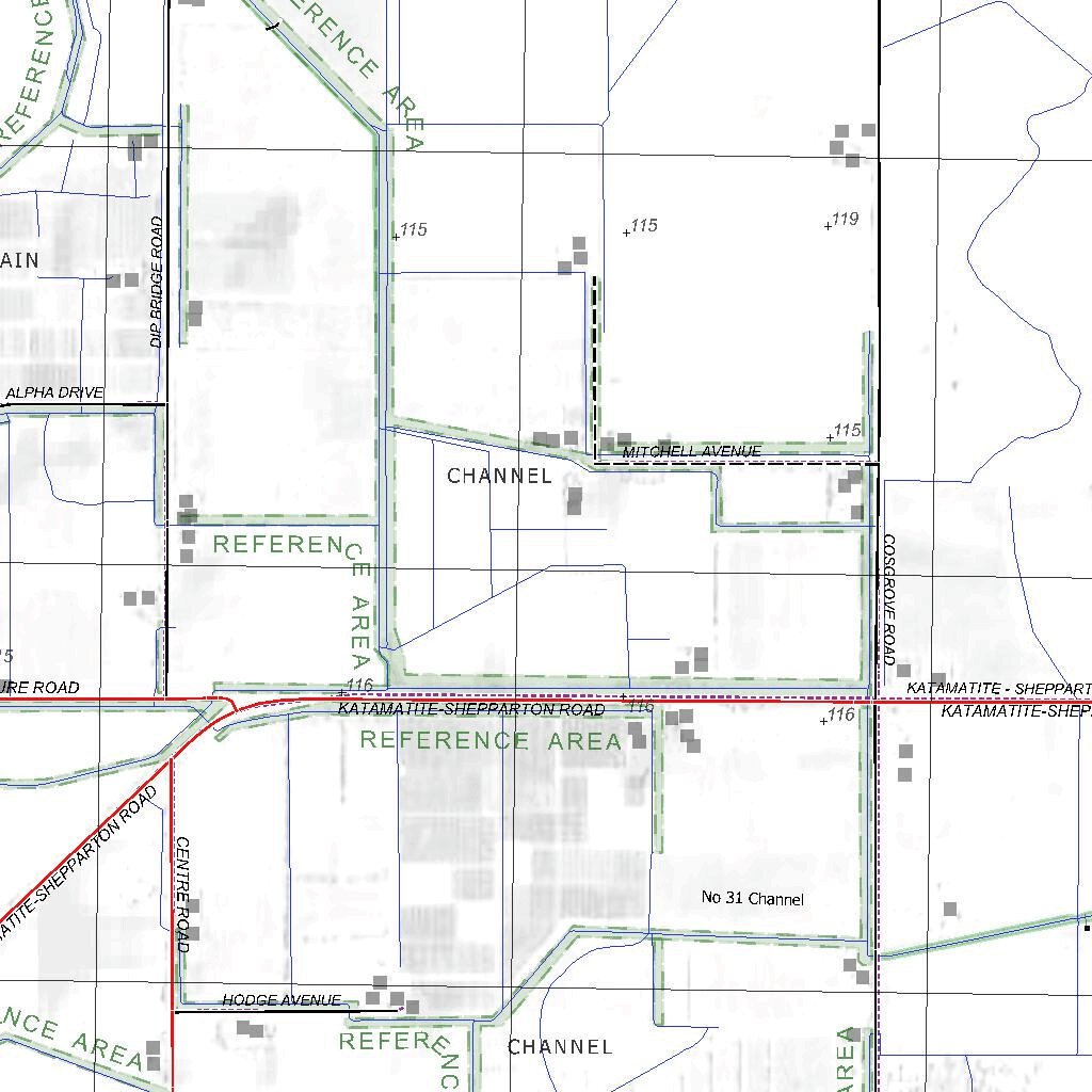 Getlost Map 85425-4 KATAMATITE Victoria Topographic Map V16b 1:25,000 ...