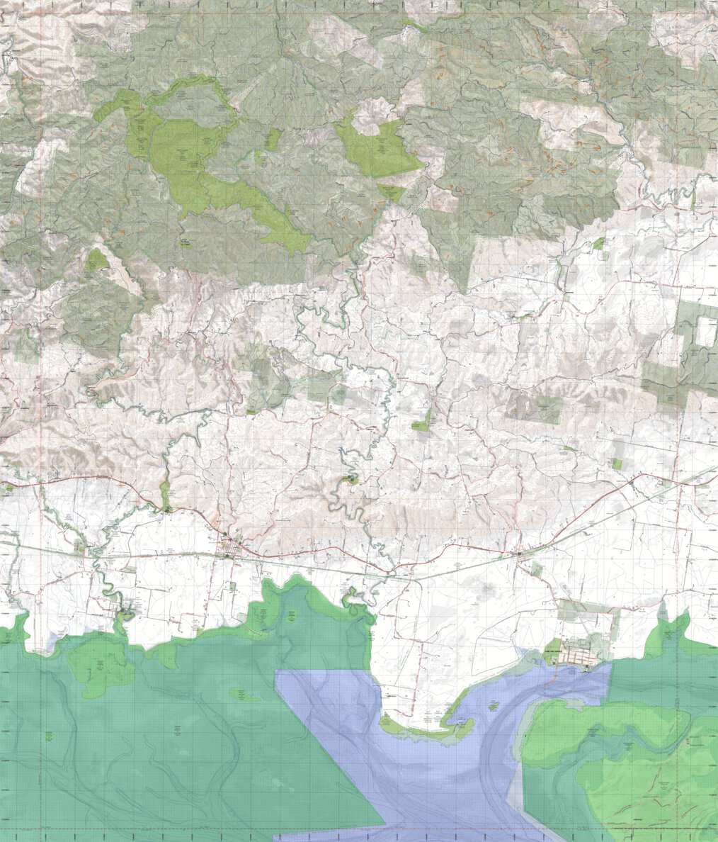 Getlost Map 81254-1 TOORA Victoria Topographic Map V16b 1:25,000 by ...
