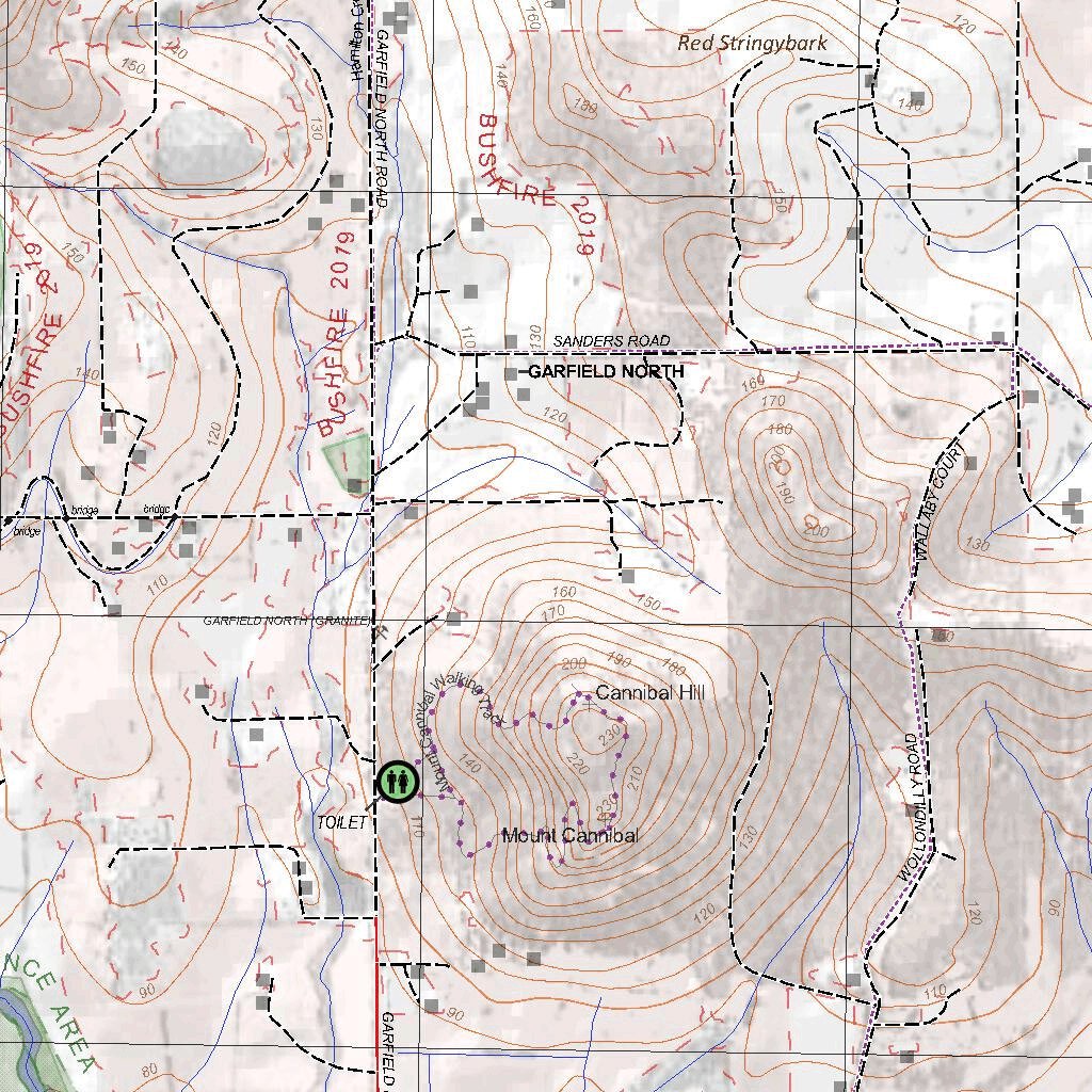 Getlost Map 85421-4 GARFIELD Victoria Topographic Map V16b 1:25,000 by ...