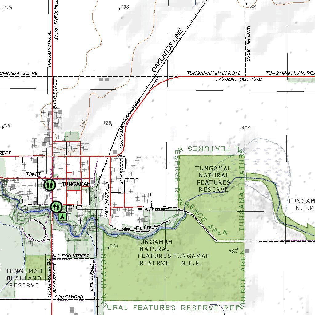 Getlost Map 85425-1 TUNGAMAH Victoria Topographic Map V16b 1:25,000 by ...