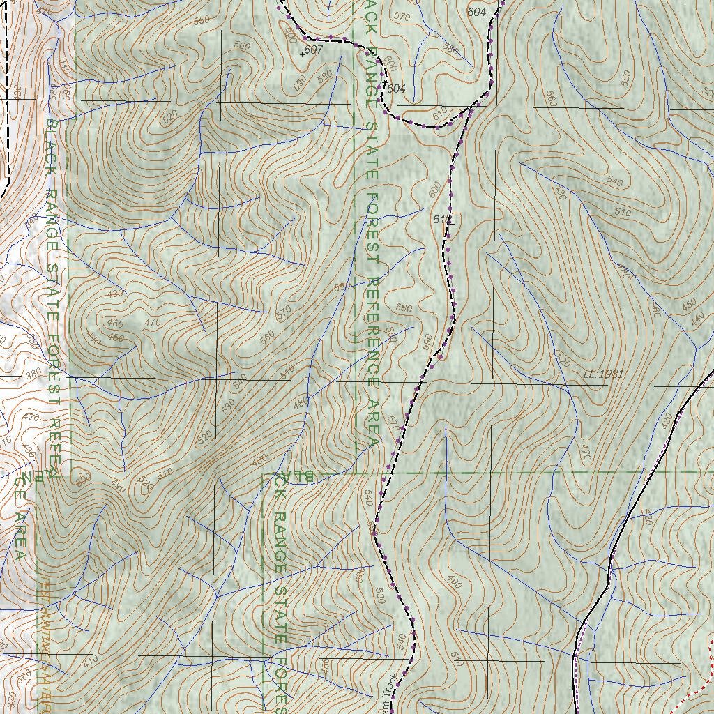 Getlost Map 85423-3 TAGGERTY Victoria Topographic Map V16b 1:25,000 by ...