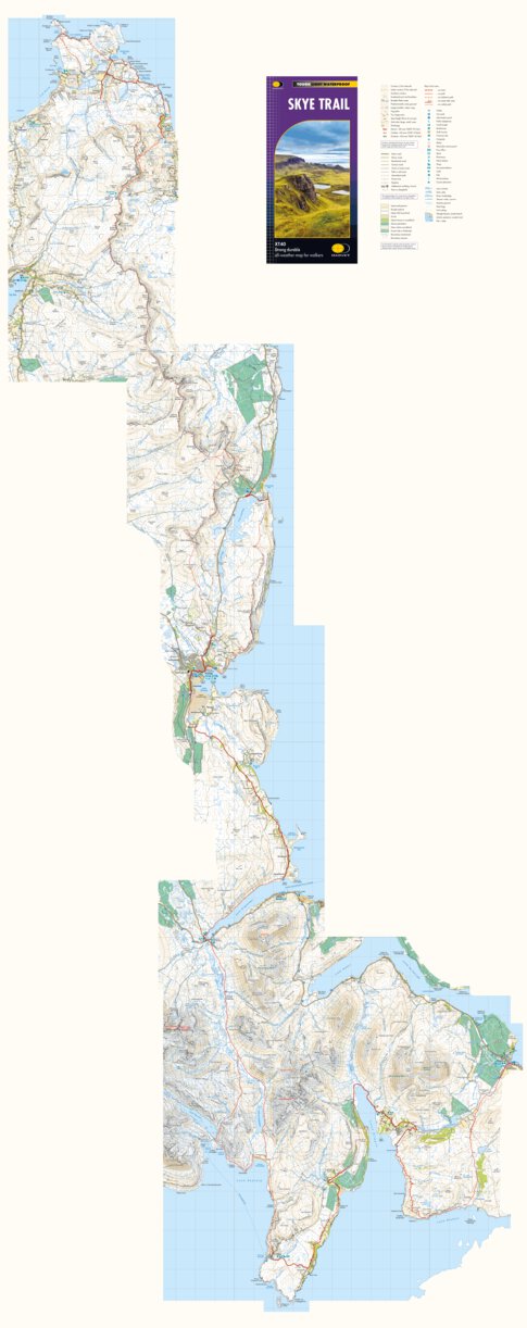 Skye Trail Map by Harvey Maps | Avenza Maps