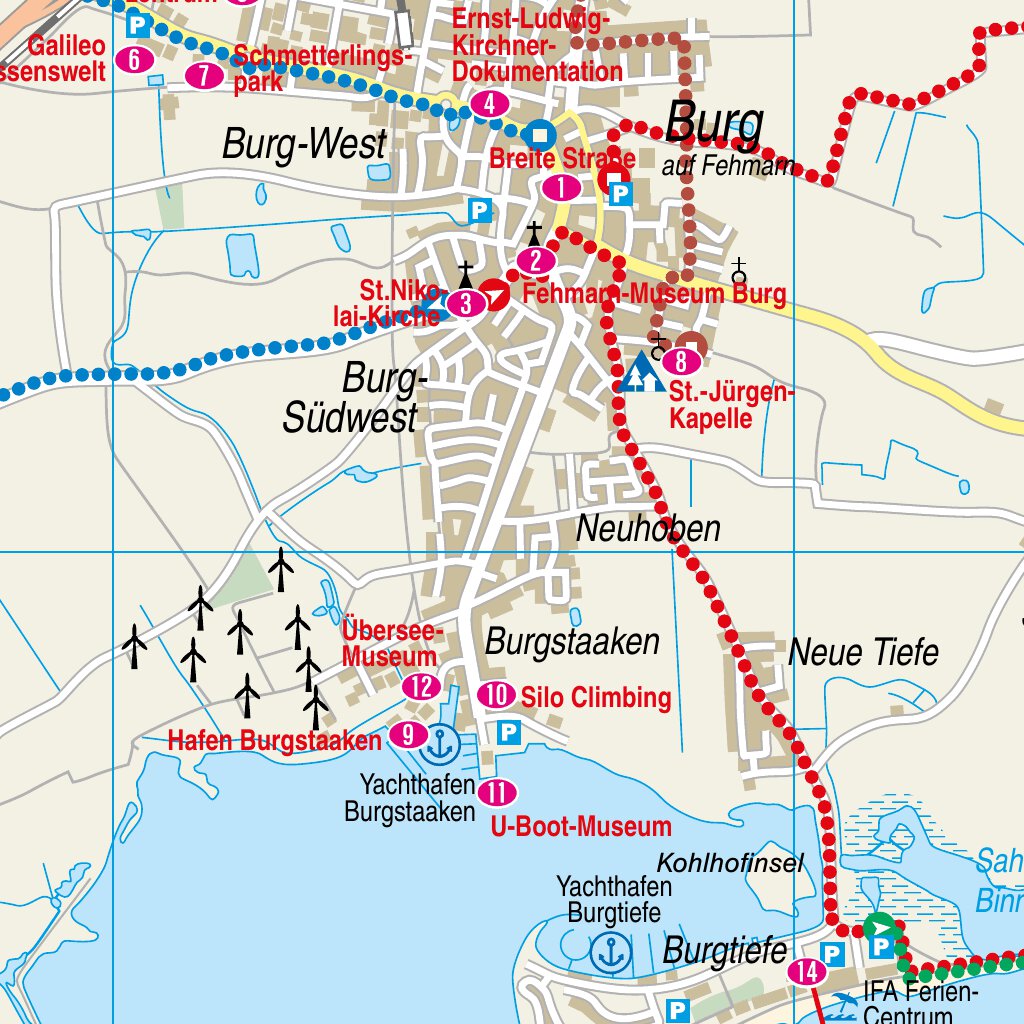 Islandmap Fehmarn 2023 Map by Reise Know-How Verlag Peter Rump GmbH ...