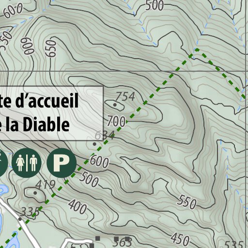SNQ | Carte Laurentides 14 Map by Rando Quebec | Avenza Maps
