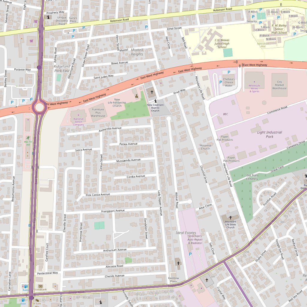 New Providence, Bahamas - Bus Route 2 Map by Bahama Atlas | Avenza Maps