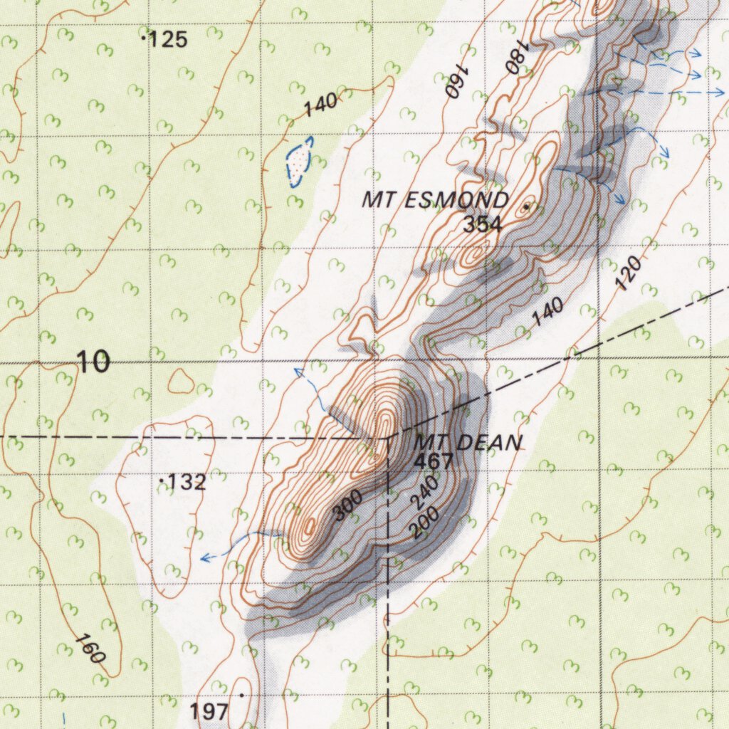 Mount Dean (3631) Map by Geoscience Australia | Avenza Maps