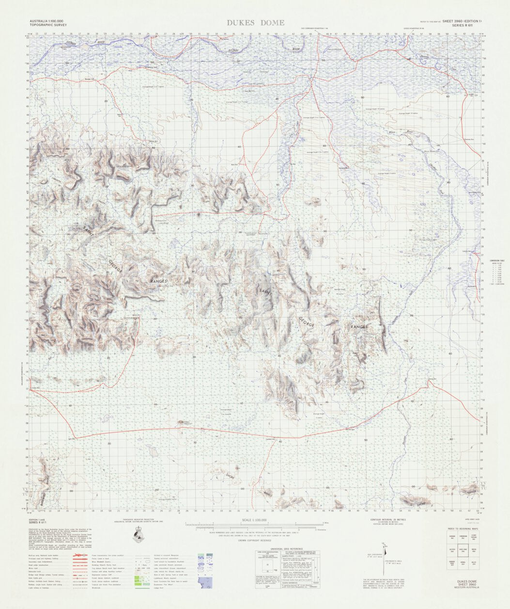 Dukes Dome (3960) Map by Geoscience Australia | Avenza Maps