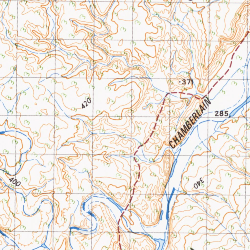 Chamberlain (4464) Map by Geoscience Australia | Avenza Maps