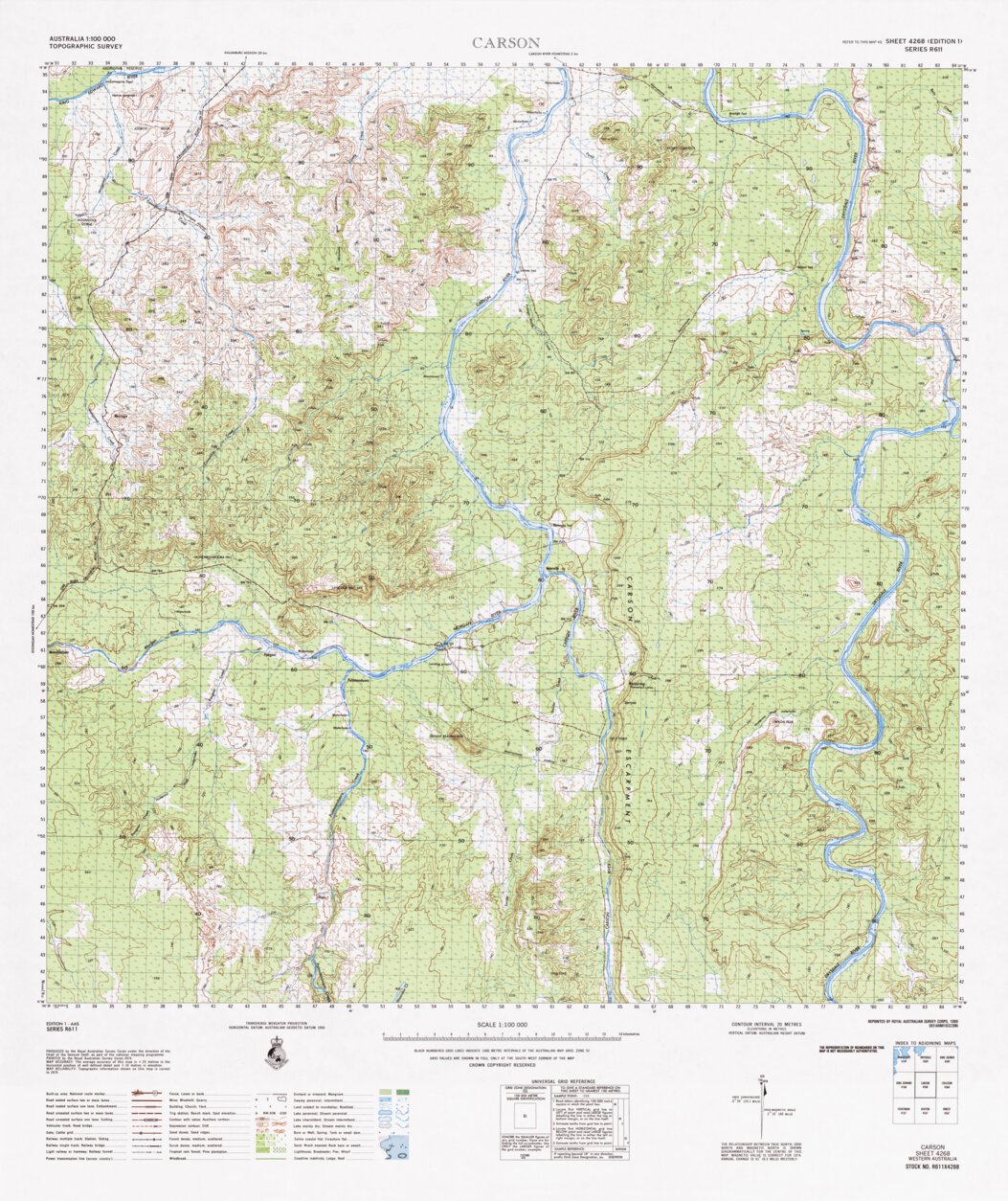 Carson (4268) Map by Geoscience Australia | Avenza Maps