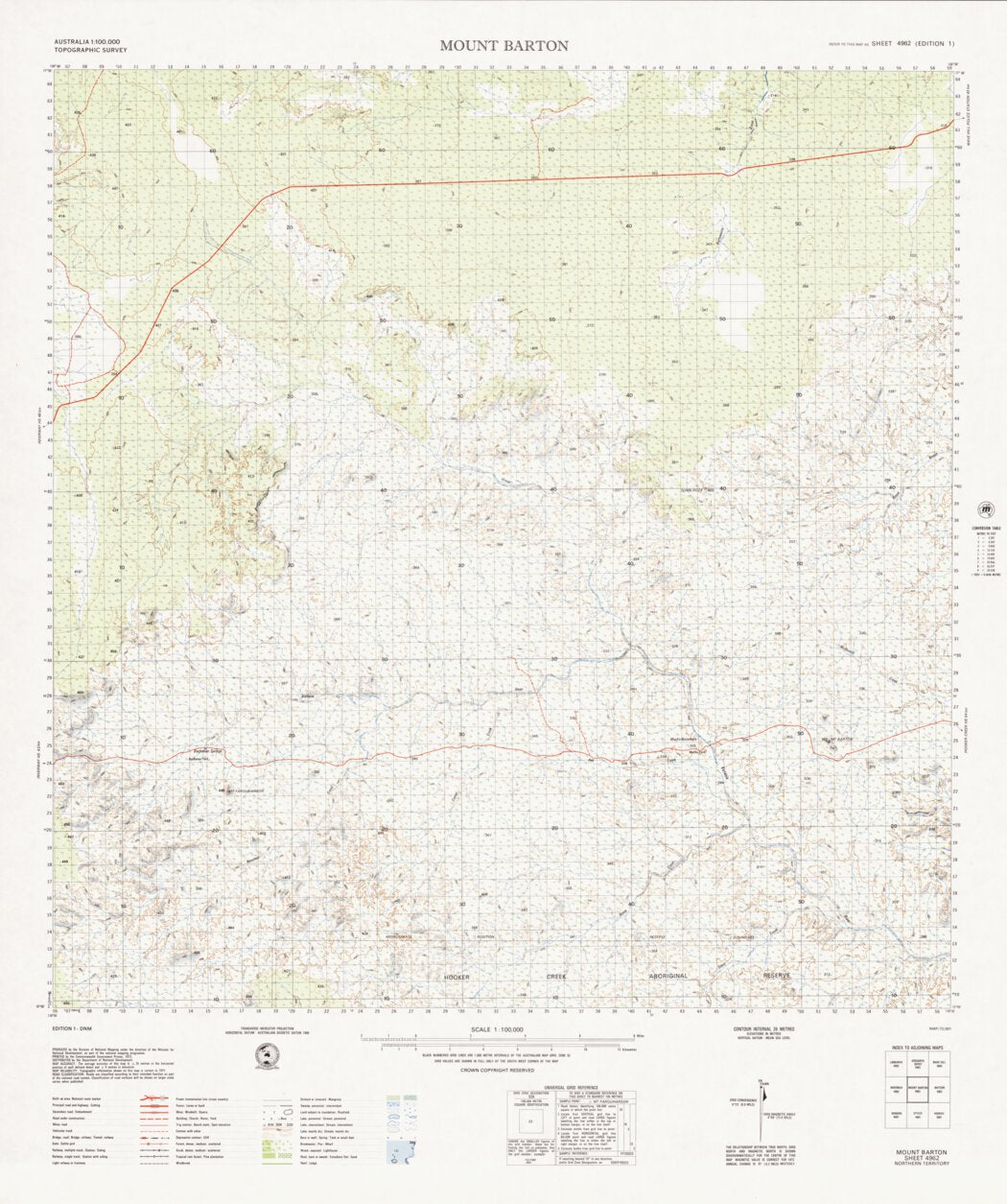 Mount Barton (4962) Map by Geoscience Australia | Avenza Maps