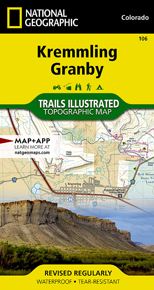 106 :: Kremmling, Granby Map by National Geographic | Avenza Maps