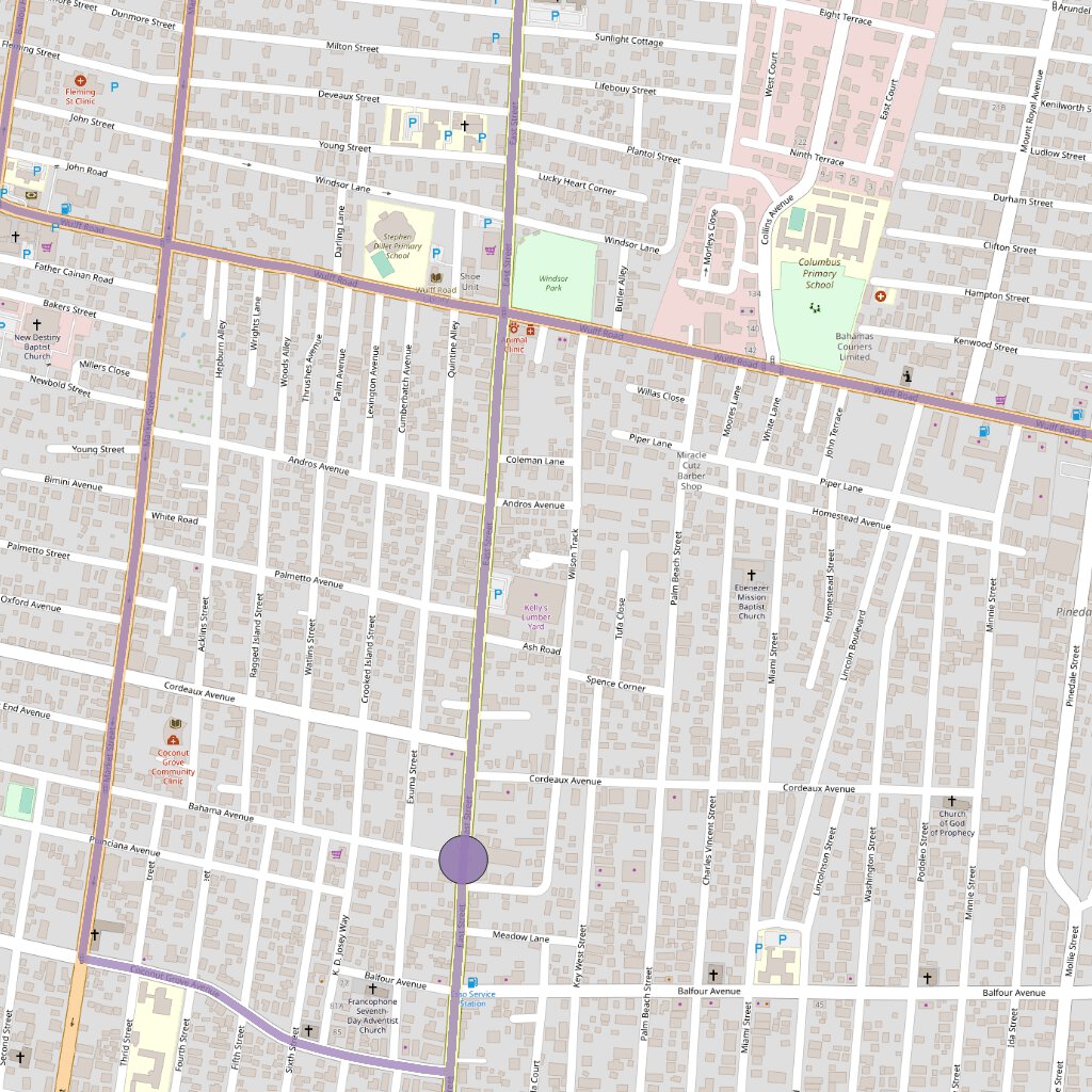 New Providence, Bahamas - Bus Route 9 Map by Bahama Atlas | Avenza Maps