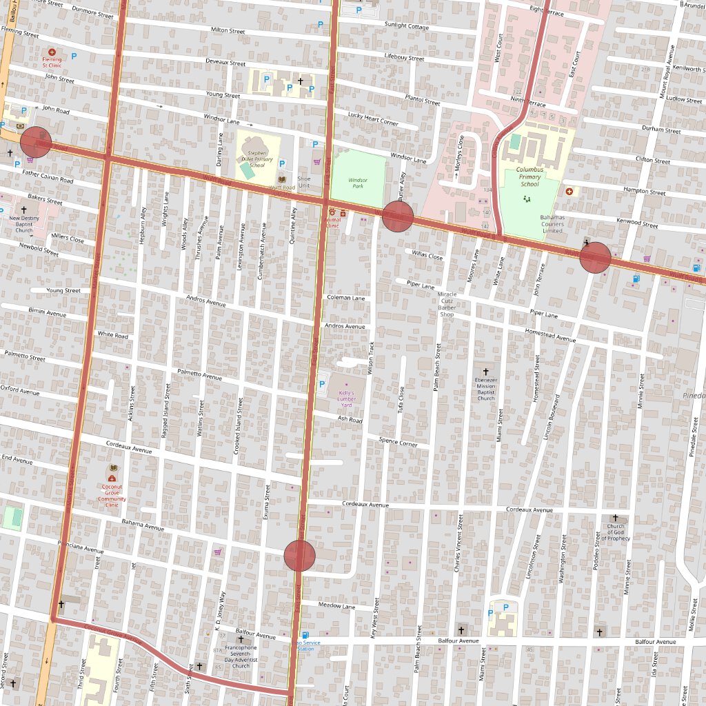 New Providence, Bahamas - Bus Route 11 Map by Bahama Atlas | Avenza Maps