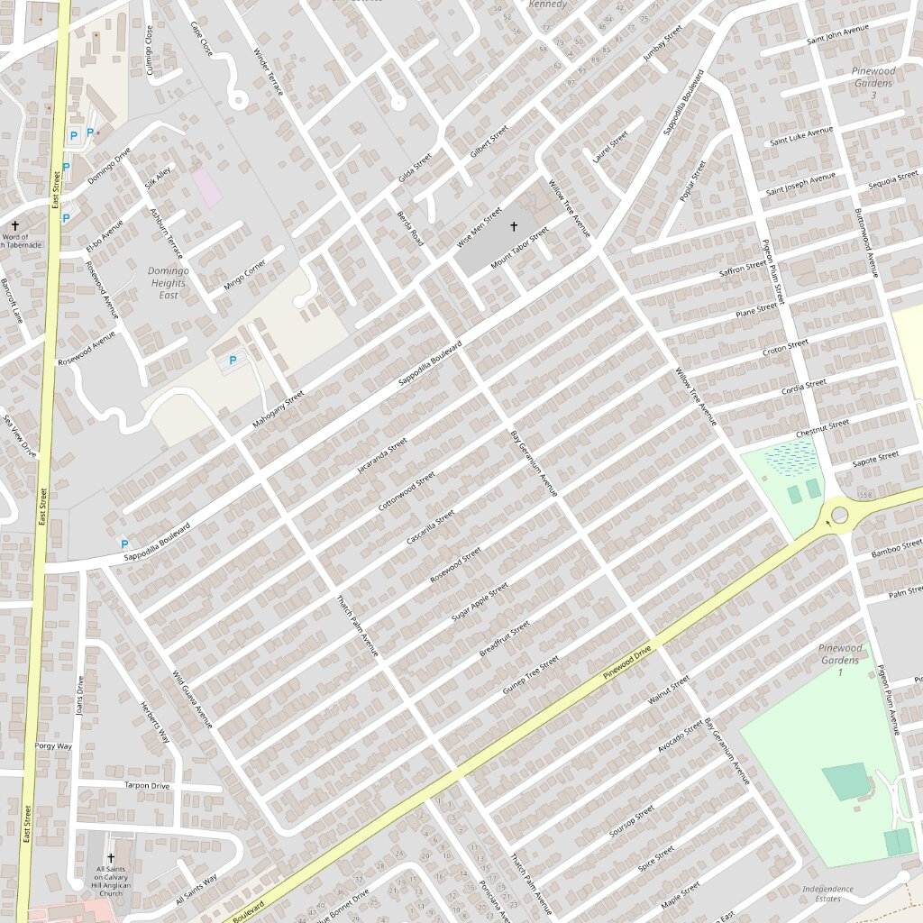 New Providence, Bahamas - Bus Route 14 Map by Bahama Atlas | Avenza Maps