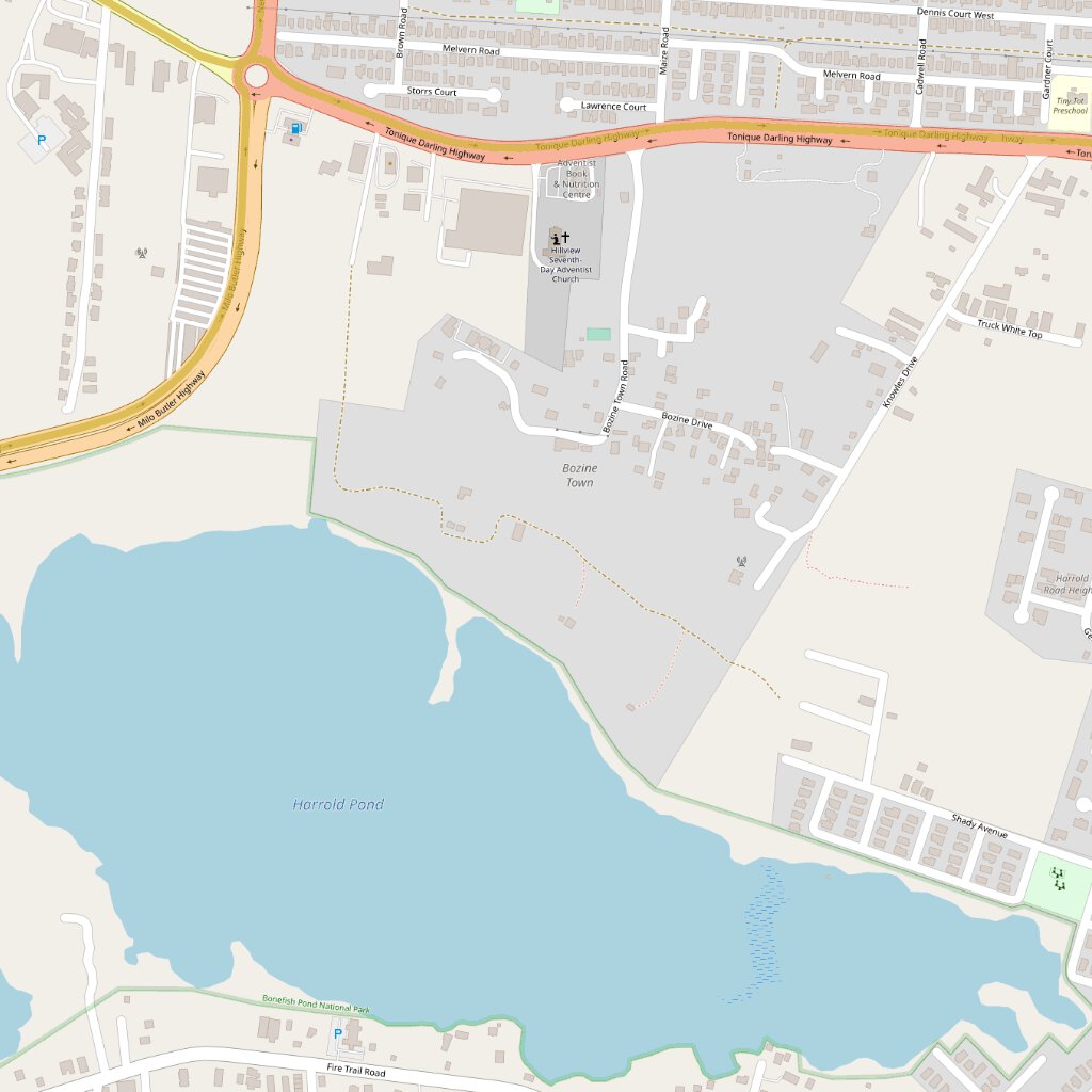 New Providence, Bahamas - Bus Route 16 Map by Bahama Atlas | Avenza Maps