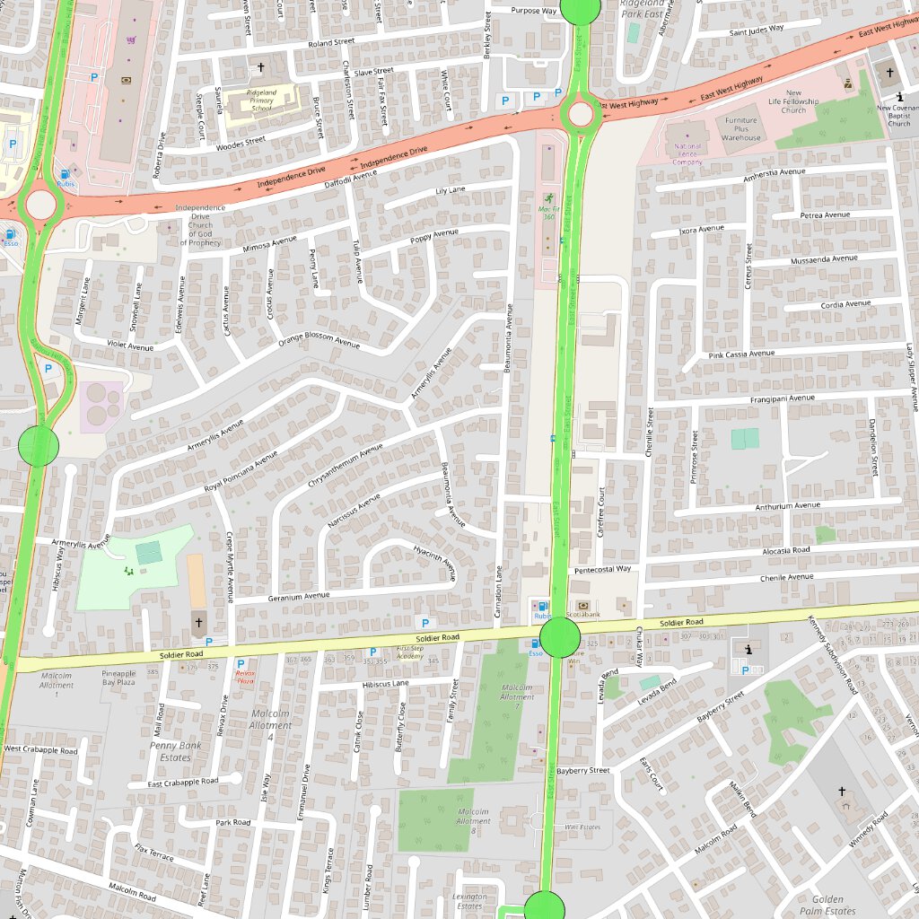 New Providence, Bahamas - Bus Route 18 Map by Bahama Atlas | Avenza Maps