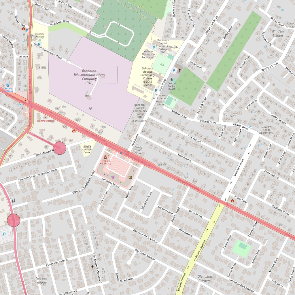 New Providence, Bahamas - Bus Route 19 Map by Bahama Atlas | Avenza Maps