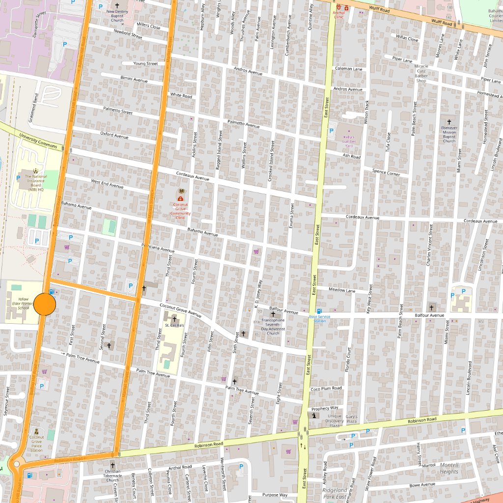New Providence, Bahamas - Bus Route 20 Map by Bahama Atlas | Avenza Maps