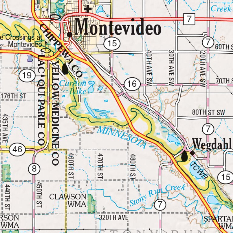 Minnesota Atlas & Gazetteer Page 67 Map by Garmin | Avenza Maps