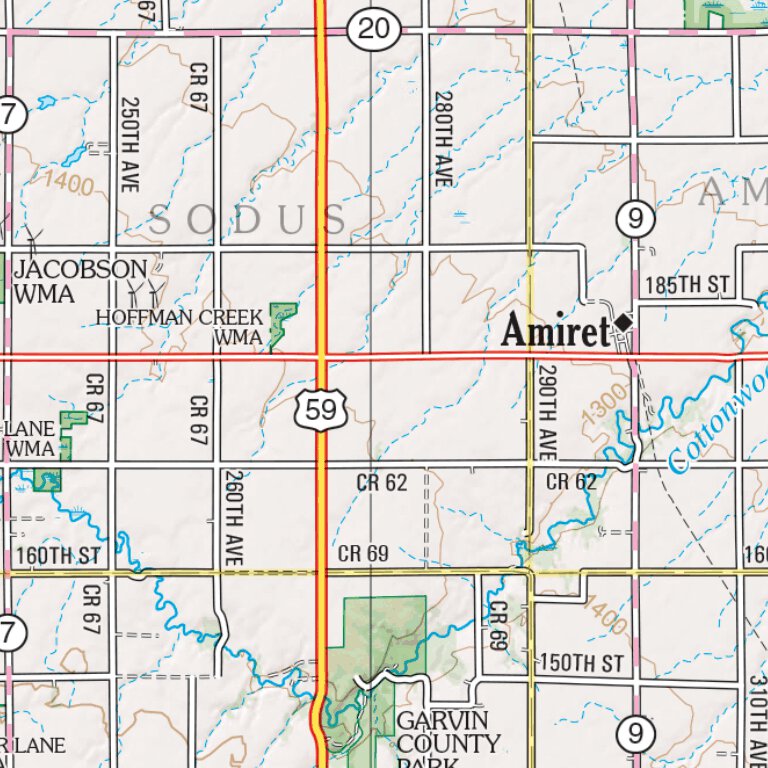 Minnesota Atlas & Gazetteer Page 73 Map by Garmin | Avenza Maps