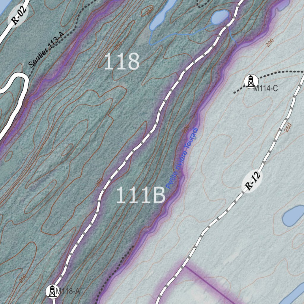 Chasse orignal - Zones 111B 113 118 120 et 123 (SUD) - Satellitaire ...