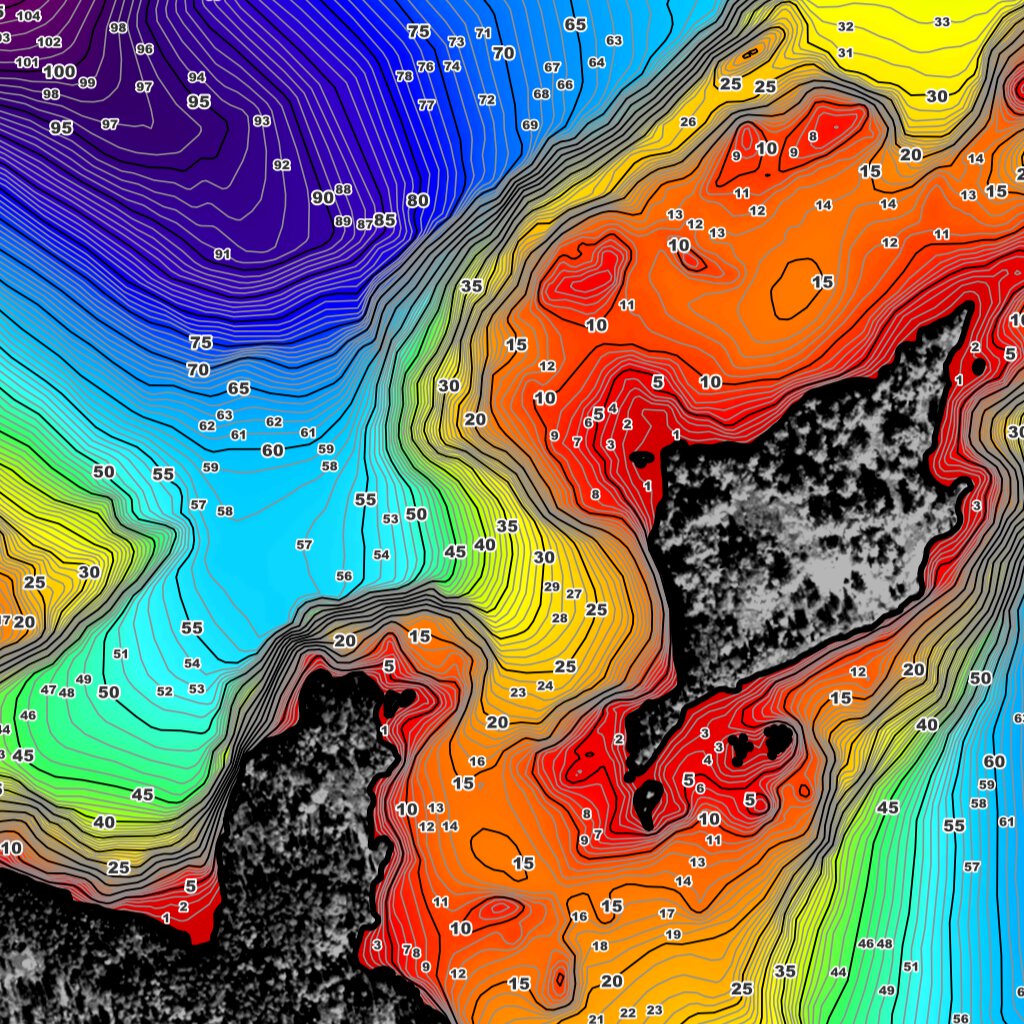 AEM Trout Lake (HWY 596) Map by Angler's Edge Mapping | Avenza Maps