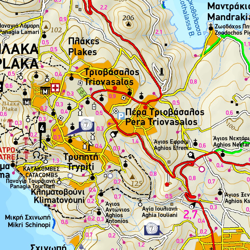 Milos, Cyclades Map by Terrain Editions | Avenza Maps