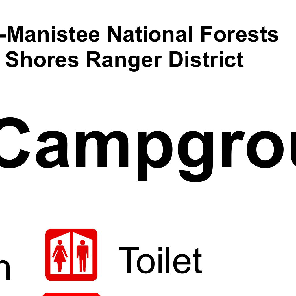 Huron-Manistee National Forest - Pine River Campground Map by US Forest ...