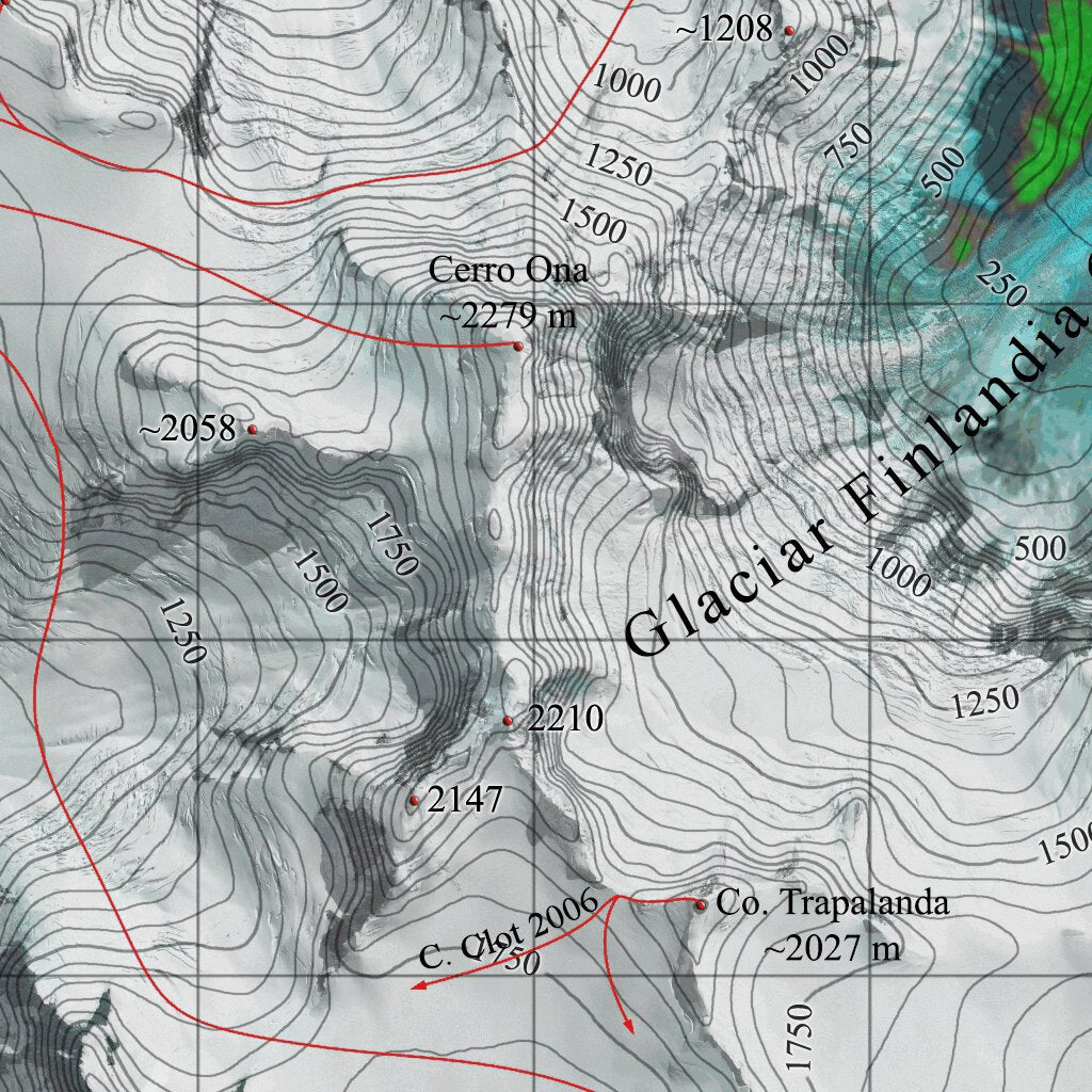 UNCHARTED: Cordillera Darwin Map by UNCHARTED | Avenza Maps