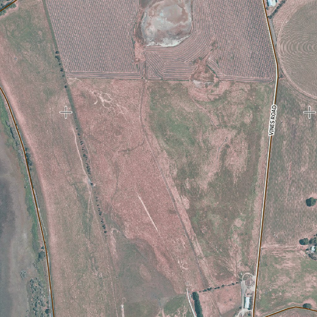Bool and Hacks Lagoons, South Australia - Aerial view Map by NanoTrack ...