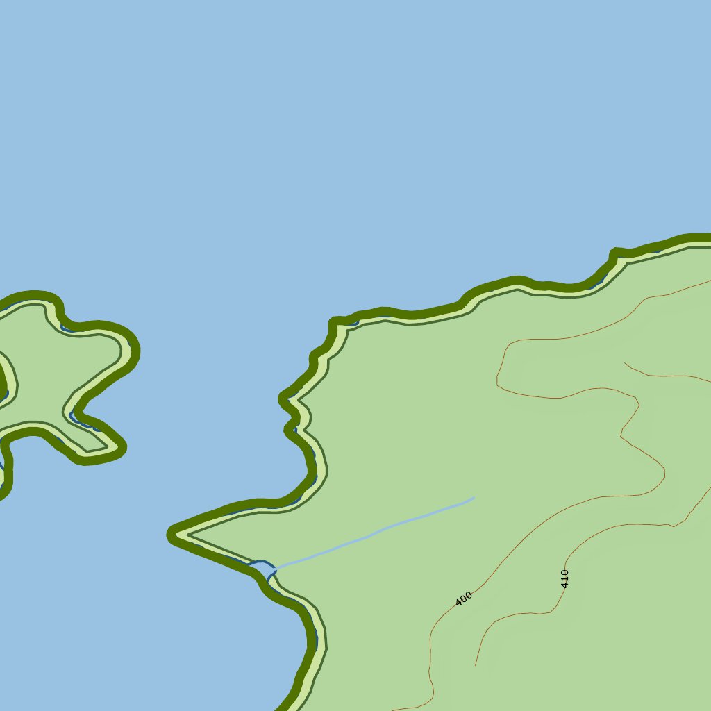 Ontario Provincial Park: Blue Lake Map by Xavier Maps | Avenza Maps