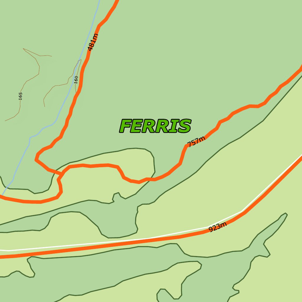 Ontario Provincial Park: Ferris Map by Xavier Maps | Avenza Maps