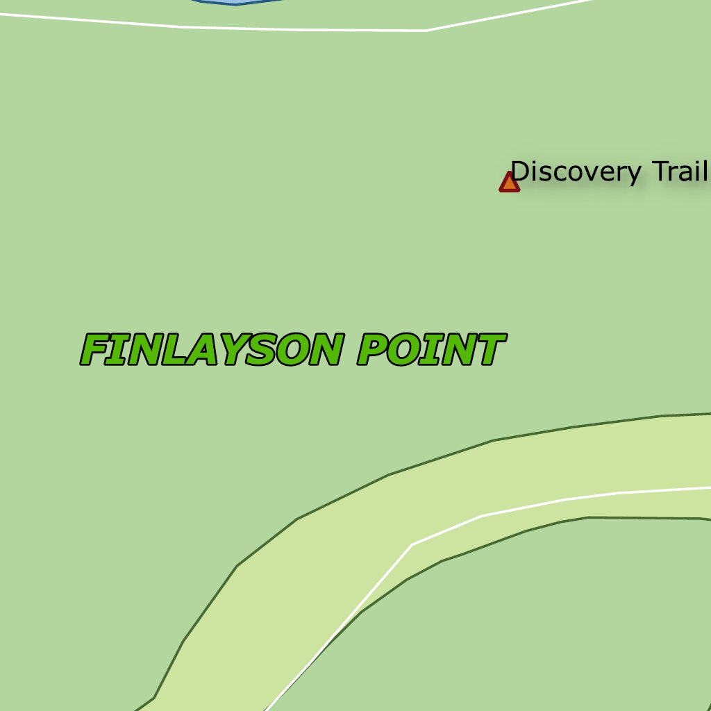 Ontario Provincial Park: Finlayson Point Map by Xavier Maps | Avenza Maps