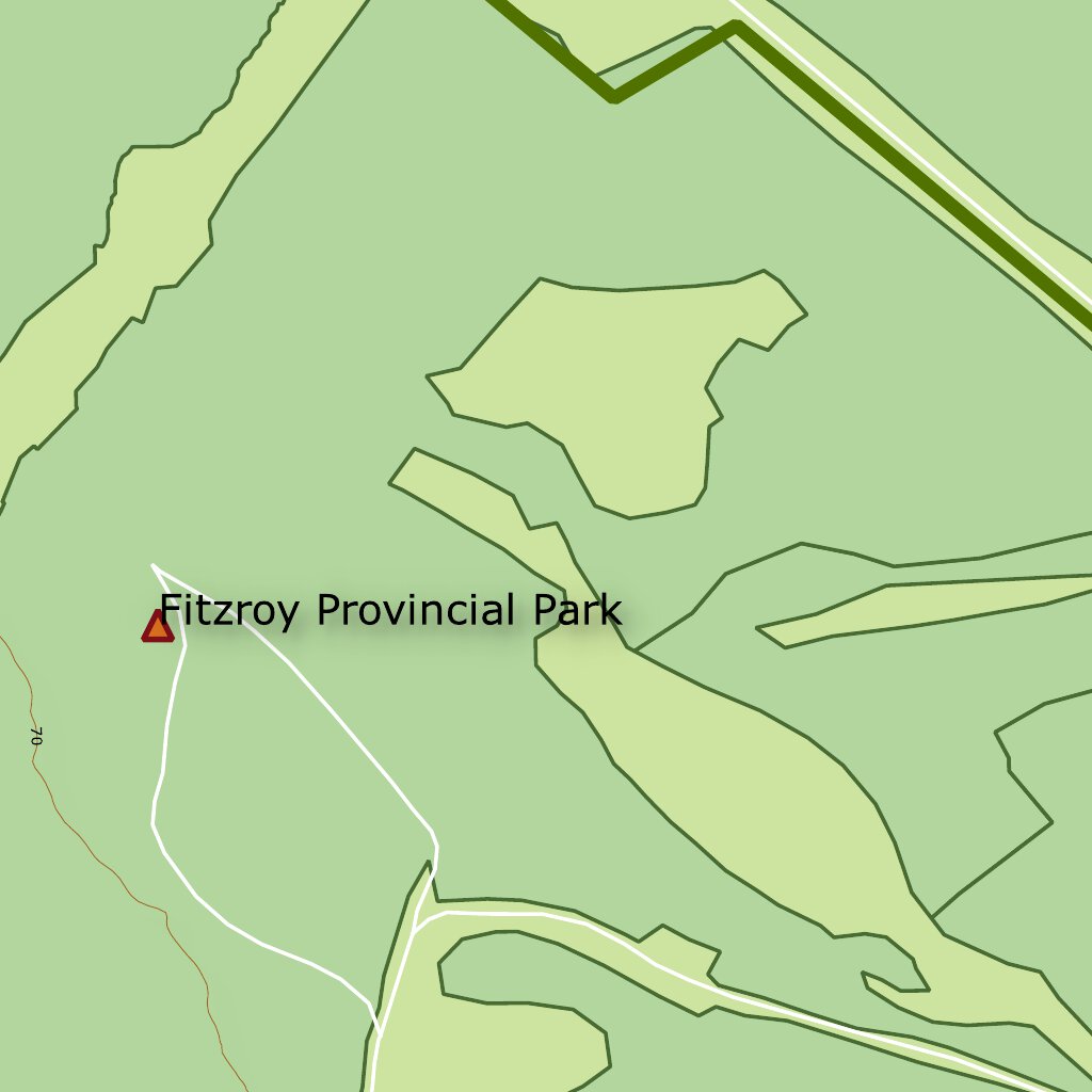 Ontario Provincial Park: Fitzroy Map by Xavier Maps | Avenza Maps