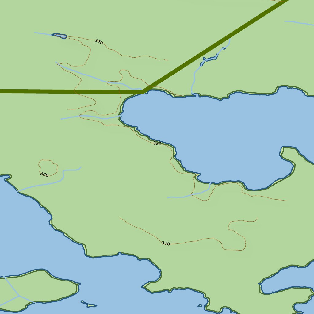 Ontario Provincial Park: Pakwash Map by Xavier Maps | Avenza Maps