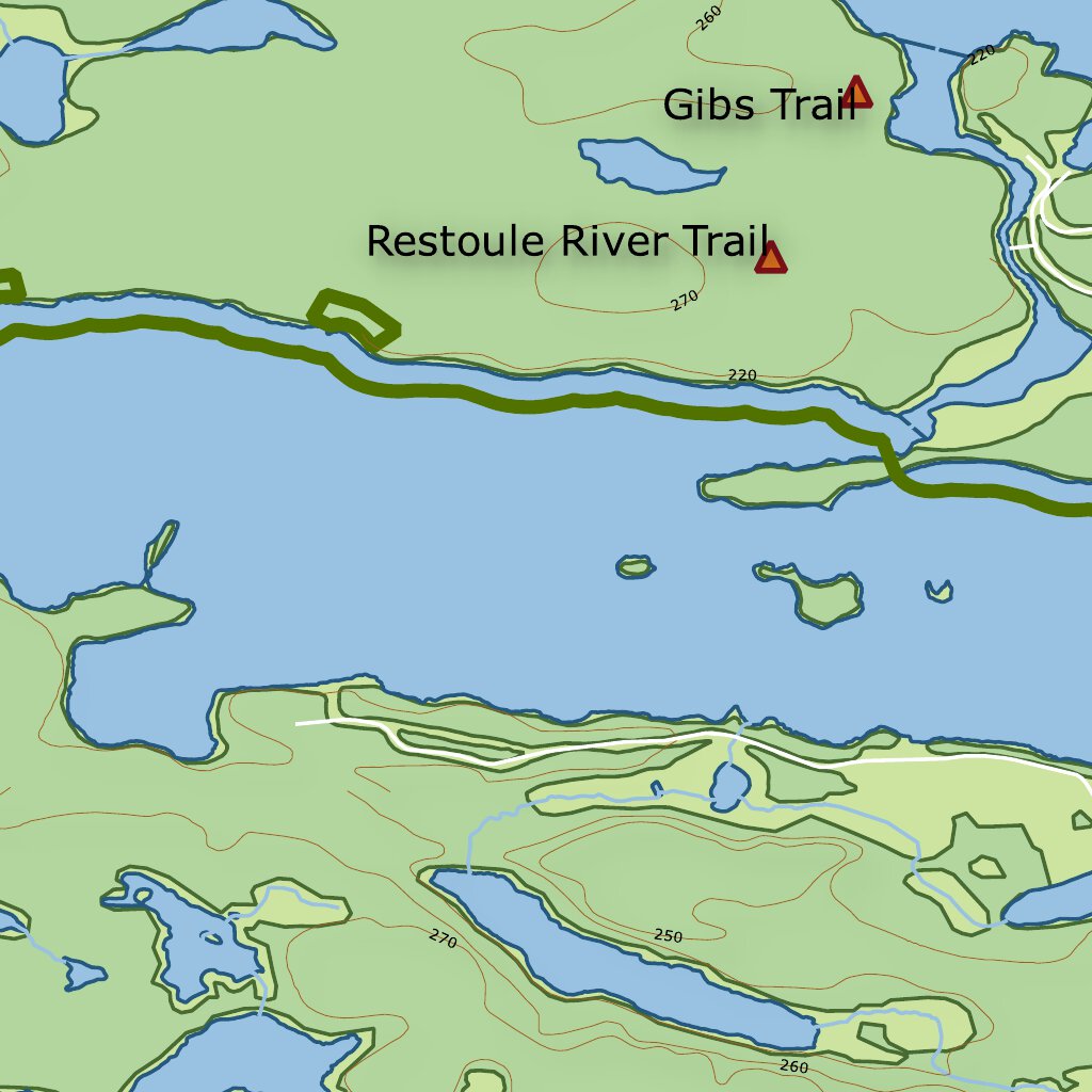 Ontario Provincial Park: Restoule Map by Xavier Maps | Avenza Maps