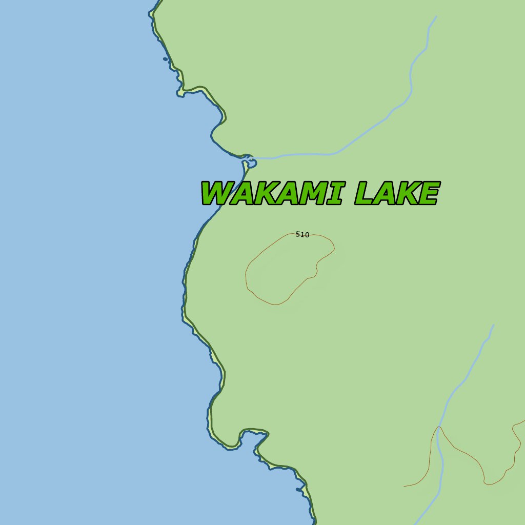 Ontario Provincial Park: Wakami Lake and Addition Map by Xavier Maps ...