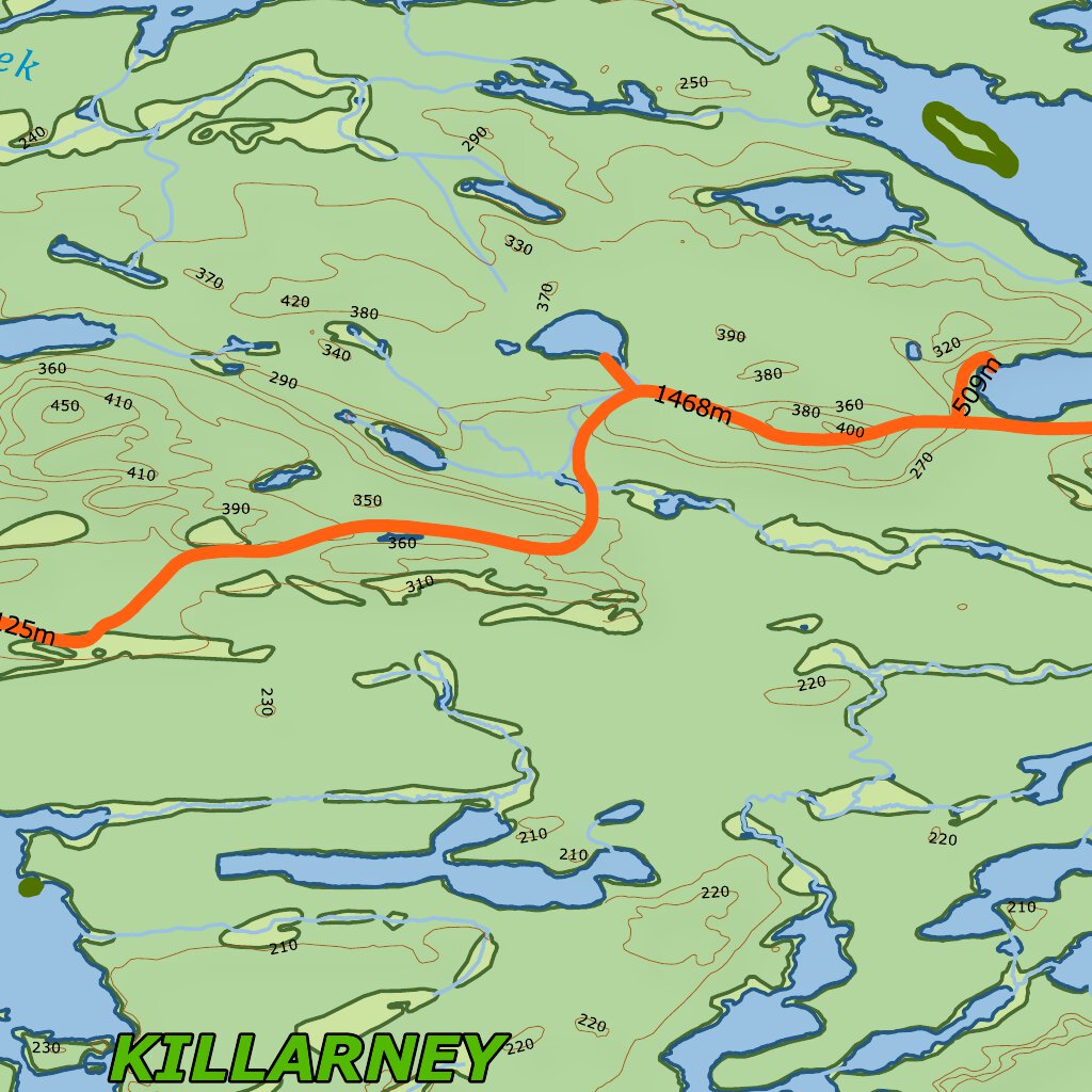 Ontario Provincial Park: Killarney Overview Map by Xavier Maps | Avenza ...
