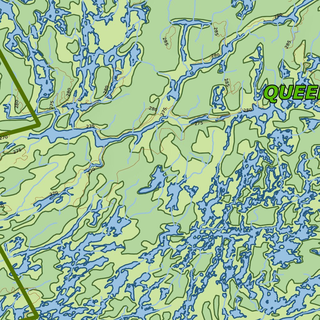 Ontario Nature Reserve: Queen Elizabeth II Wildlands Part 1 Map by ...