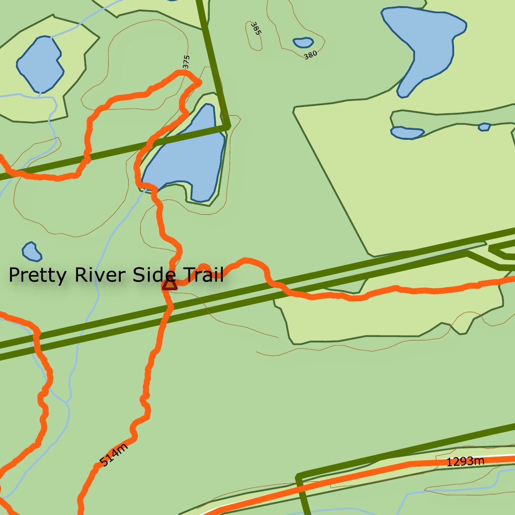 Ontario Nature Reserve: Pretty River Valley Map by Xavier Maps | Avenza ...