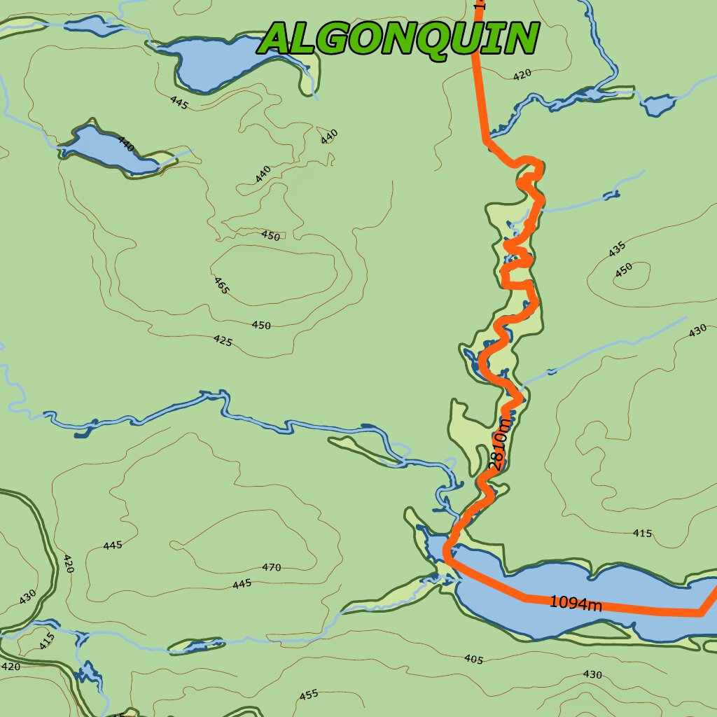 Algonquin Provincial Park - South Map Part 1 by Xavier Maps | Avenza Maps