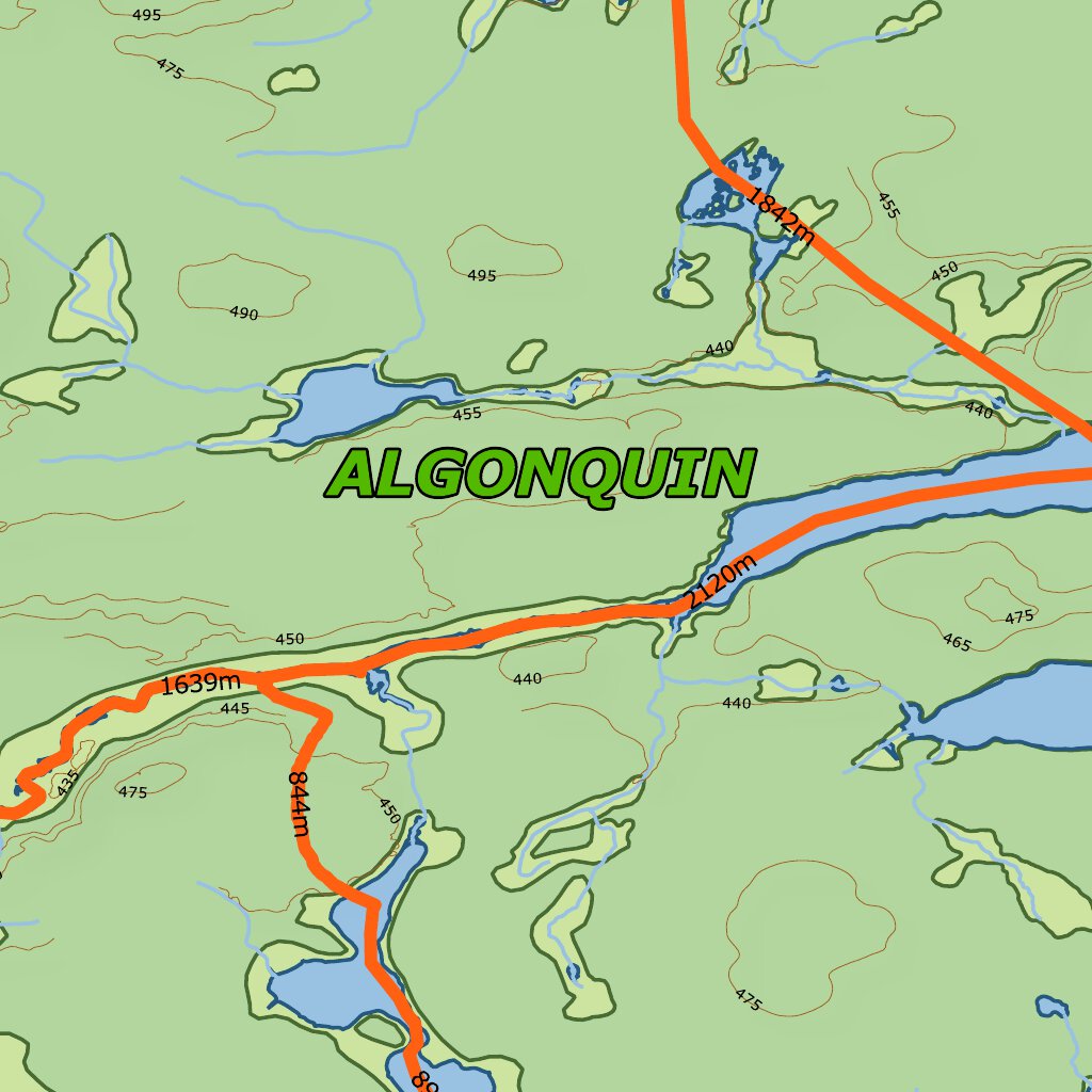 Algonquin Provincial Park - West Part 4 Map by Xavier Maps | Avenza Maps