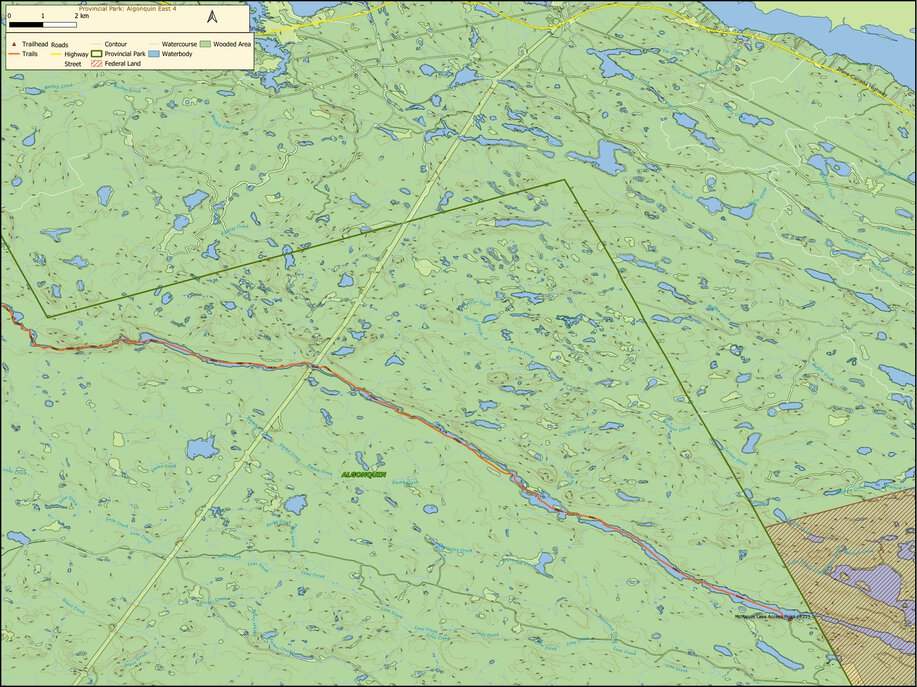 Algonquin Provincial Park - East Part 4 Map by Xavier Maps | Avenza Maps
