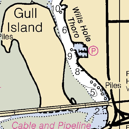 Manasquan Inlet Map by National Oceanographic & Atmospheric ...