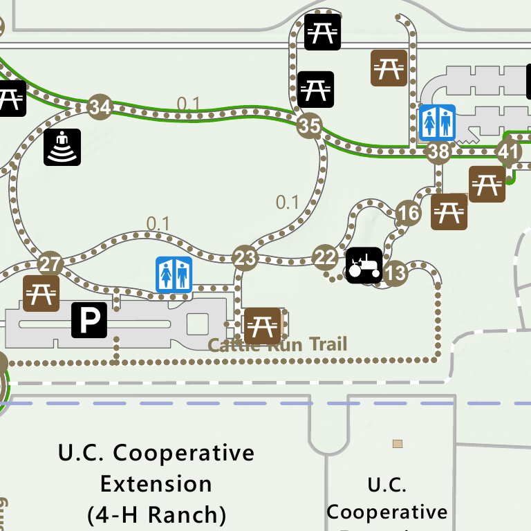 Easy Trails - Martial Cottle Map by Santa Clara County Parks and ...