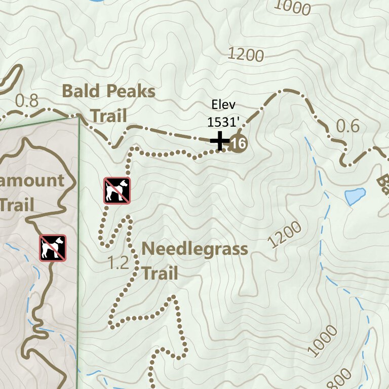 Easy Trails - Calero Map by Santa Clara County Parks and Recreation ...